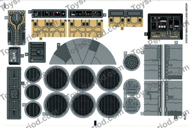 LEGO Sets with Part 75105stk01a Sticker Sheet for Set 75105 ...