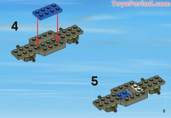 LEGO 7285 Police Dog Unit Instructions and Parts List