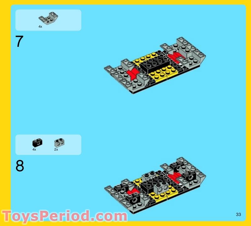 LEGO 7292 Propeller Adventures Instructions and Parts List