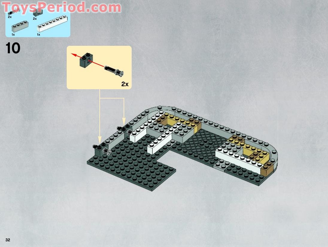 LEGO 9516 Jabba's Palace Instructions and Parts List