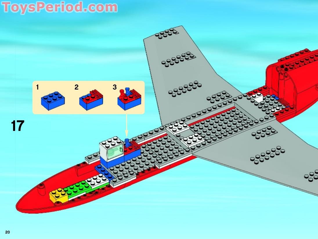 LEGO 3182 Airport Instructions and Parts List