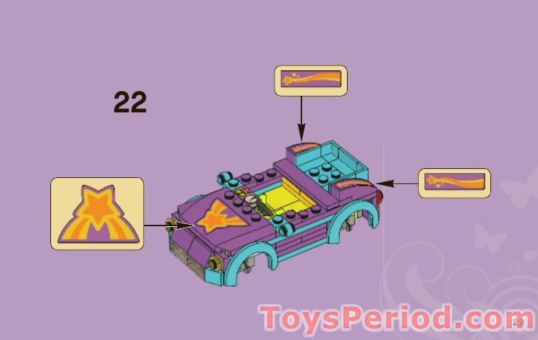 LEGO 3183 Stephanie's Cool Convertible Instructions and Parts List