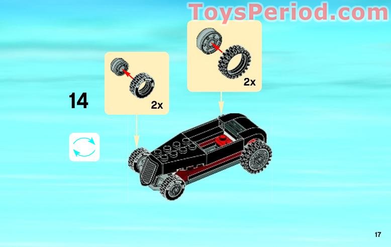 LEGO 4438 Robber's Hideout Instructions and Parts List