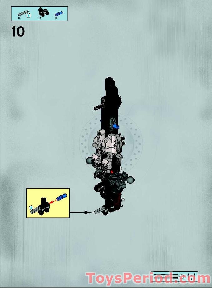 LEGO 10204 Vezon and Kardas Instructions and Parts List