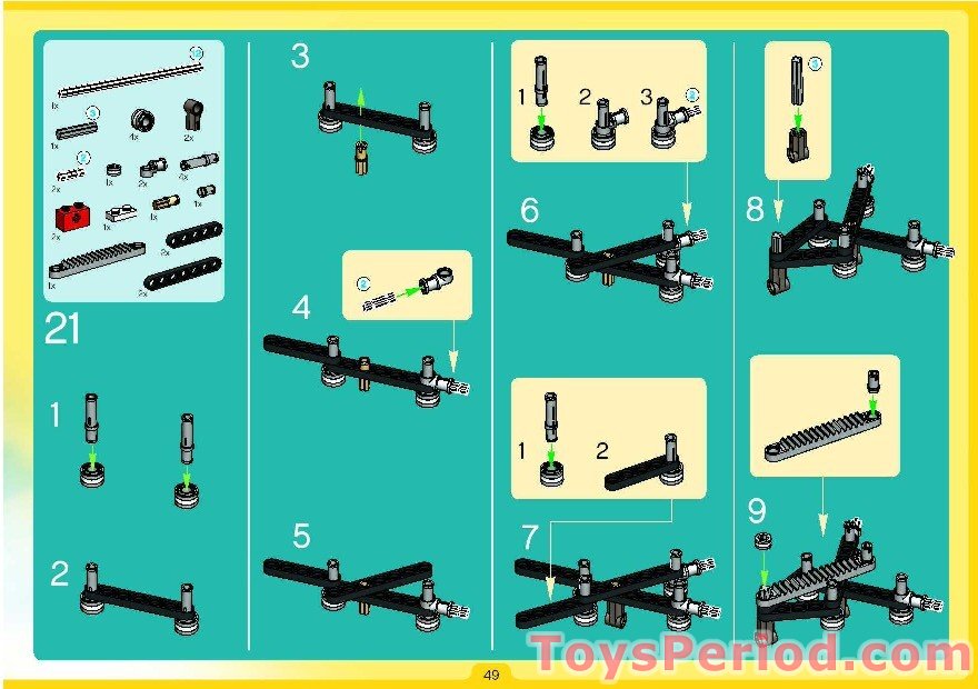 LEGO 4403 Air Blazers Instructions and Parts List