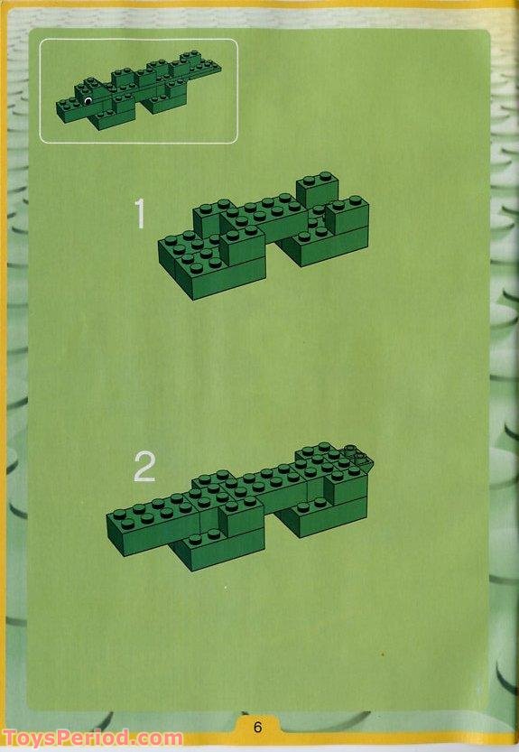 LEGO 4496-1 Fun with Building Tub Instructions and Parts List