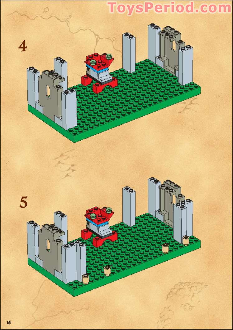 LEGO 6098 King Leo's Castle Instructions and Parts List