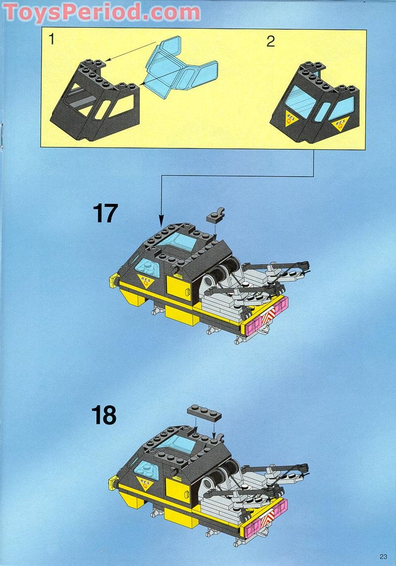 LEGO 6479 Emergency Response Center Instructions and Parts List