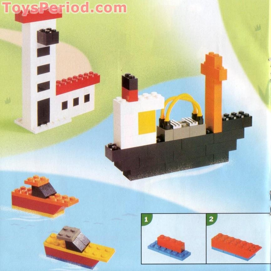LEGO 7825 Creator Bucket Instructions and Parts List