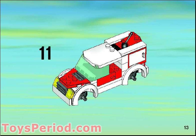 LEGO 7902 Doctor's Car Instructions and Parts List