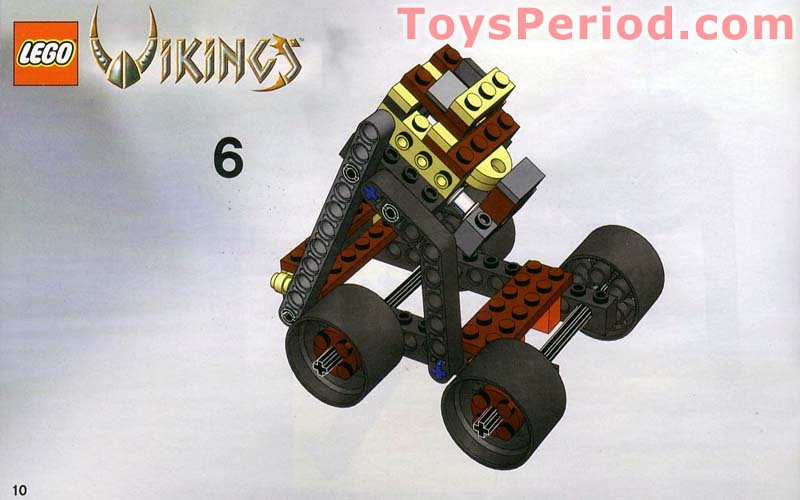 LEGO 7017 Viking Catapult Versus Nidhogg Dragon Instructions and Parts List