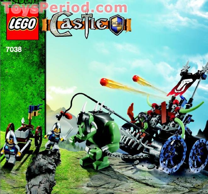 LEGO 7038 Troll Assault Wagon Instructions and Parts List