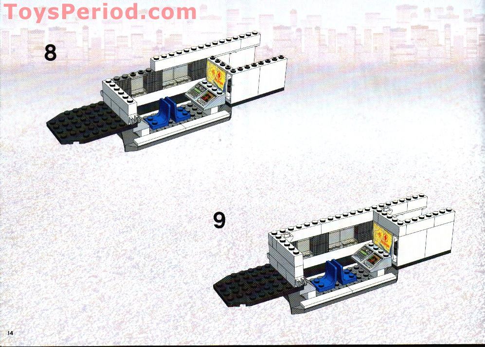 LEGO 7034 Surveillance Truck Instructions and Parts List