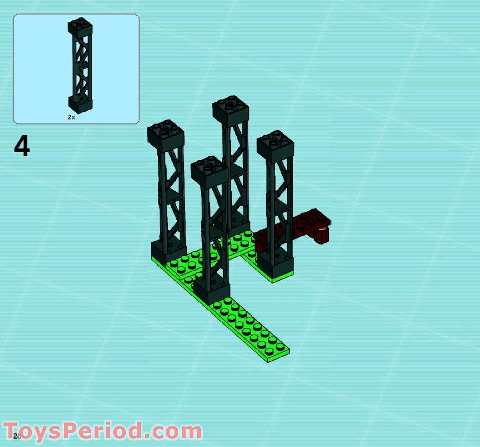LEGO 8632 Mission 2: Swamp Raid Instructions and Parts List