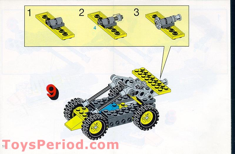 LEGO 8826 Atx Sport Cycle Instructions and Parts List