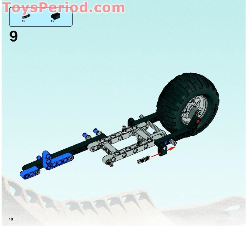 LEGO 8993 Kaxium V3 Instructions and Parts List