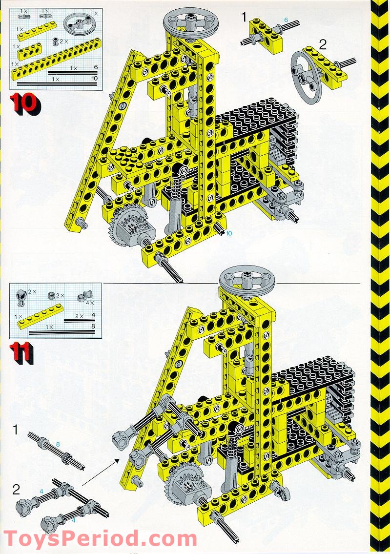 LEGO 8090 Technic Universal Set Instructions and Parts List