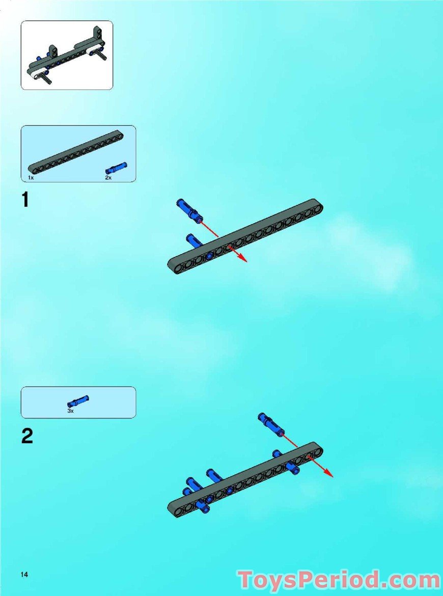 LEGO 8118 Hybrid Rescue Tank Instructions and Parts List