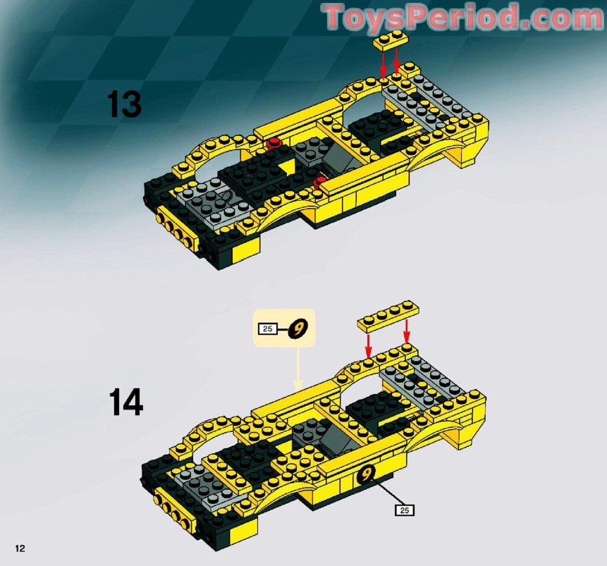LEGO 8159 Racerxand Taejo Togokahn Instructions and Parts List