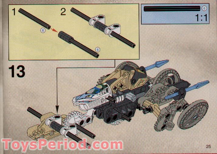 LEGO 8513 Dust Instructions and Parts List