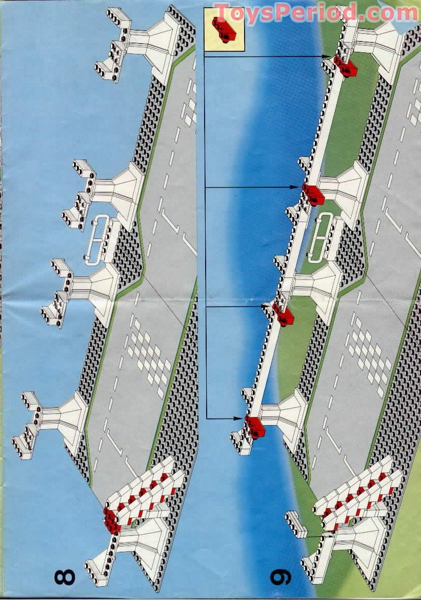 LEGO 6395 Victory Lap Raceway Instructions and Parts List