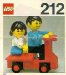 LEGO 212-2 Scooter Instructions and Parts List