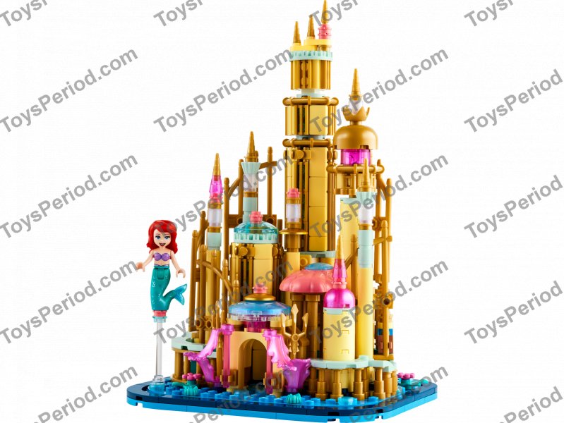 LEGO 40708 Mini Disney Ariel's Castle Set Parts List