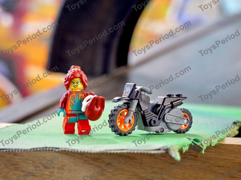 LEGO 60311 Fire Stunt Bike Set Parts List