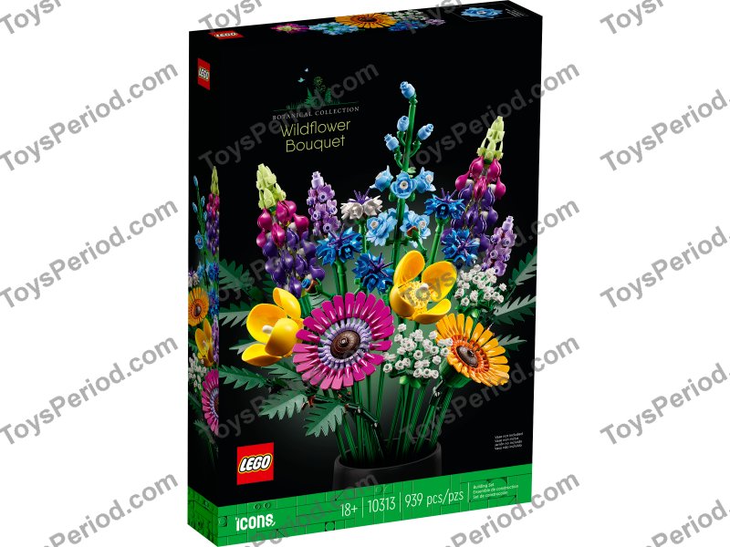 LEGO 10313 Wildflower Bouquet Set Parts List