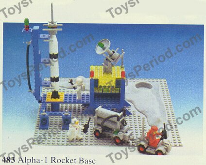 LEGO 483-1 Alpha-1 Rocket Base Instructions and Parts List