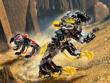 LEGO 8538 Muaka and Kane-Ra Instructions and Parts List