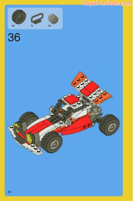 LEGO 5763 Dune Hopper Instructions and Parts List