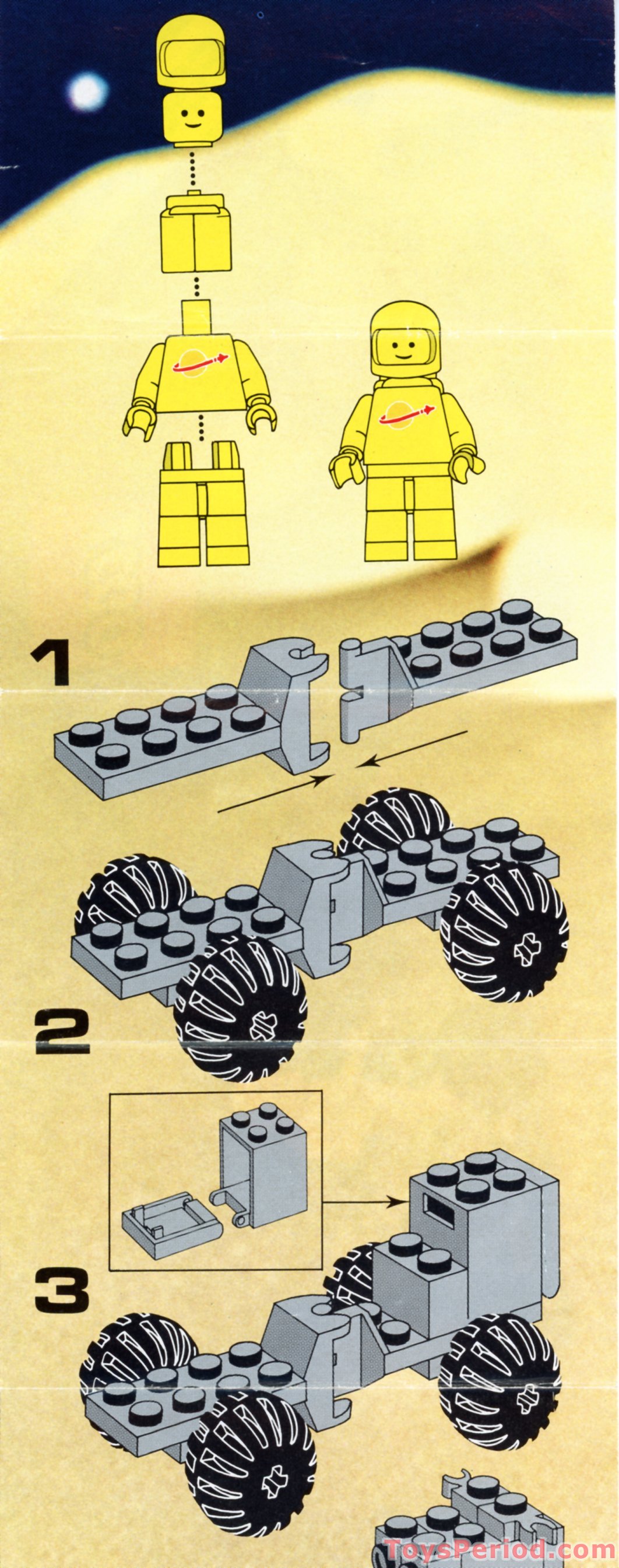 LEGO 6823 Surface Transport Instructions and Parts List