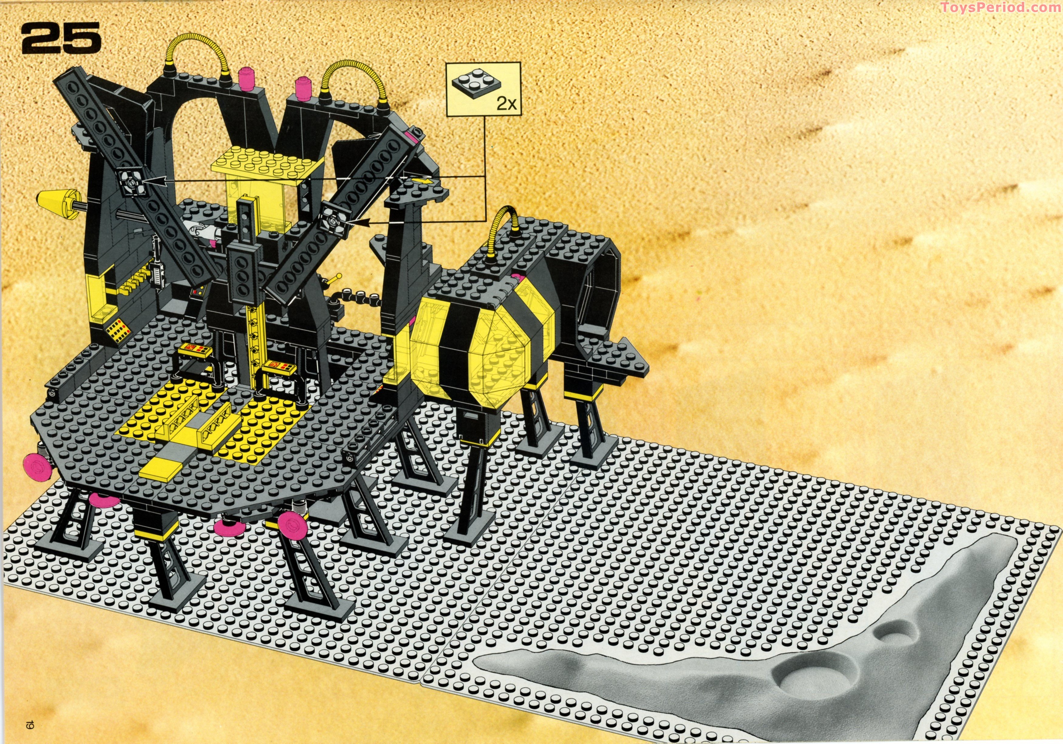 LEGO 6987 Message-Intercept Base Instructions and Parts List