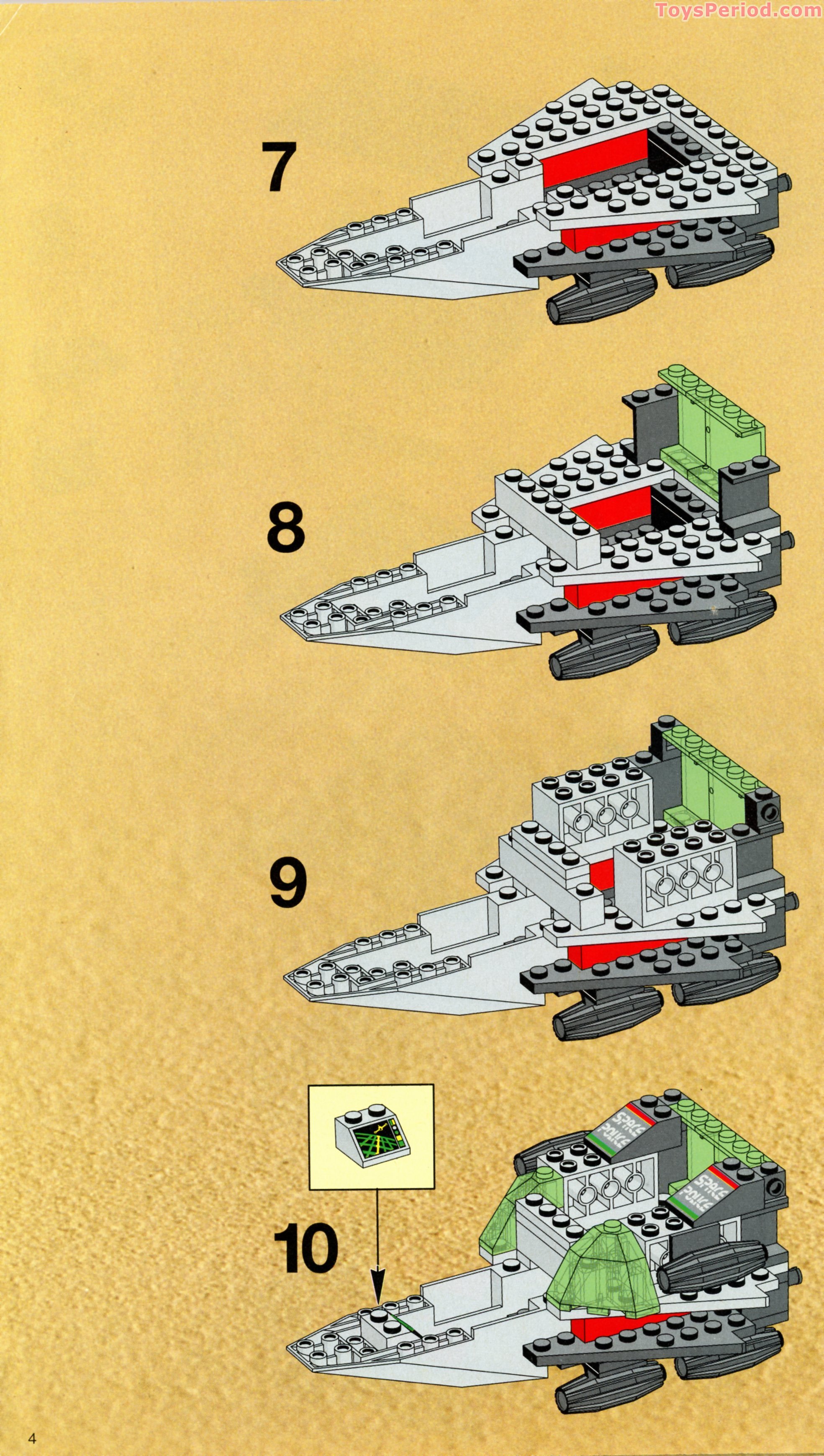LEGO 6984 Galactic Mediator Instructions and Parts List