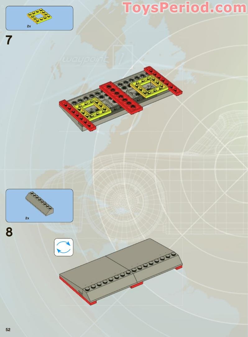 LEGO 8487 Flo's V8 Cafe Instructions and Parts List