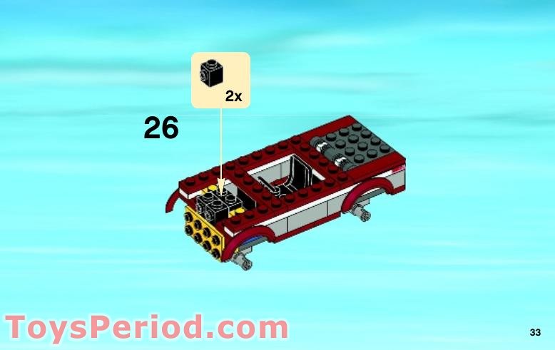 LEGO 4437 Police Pursuit Instructions and Parts List