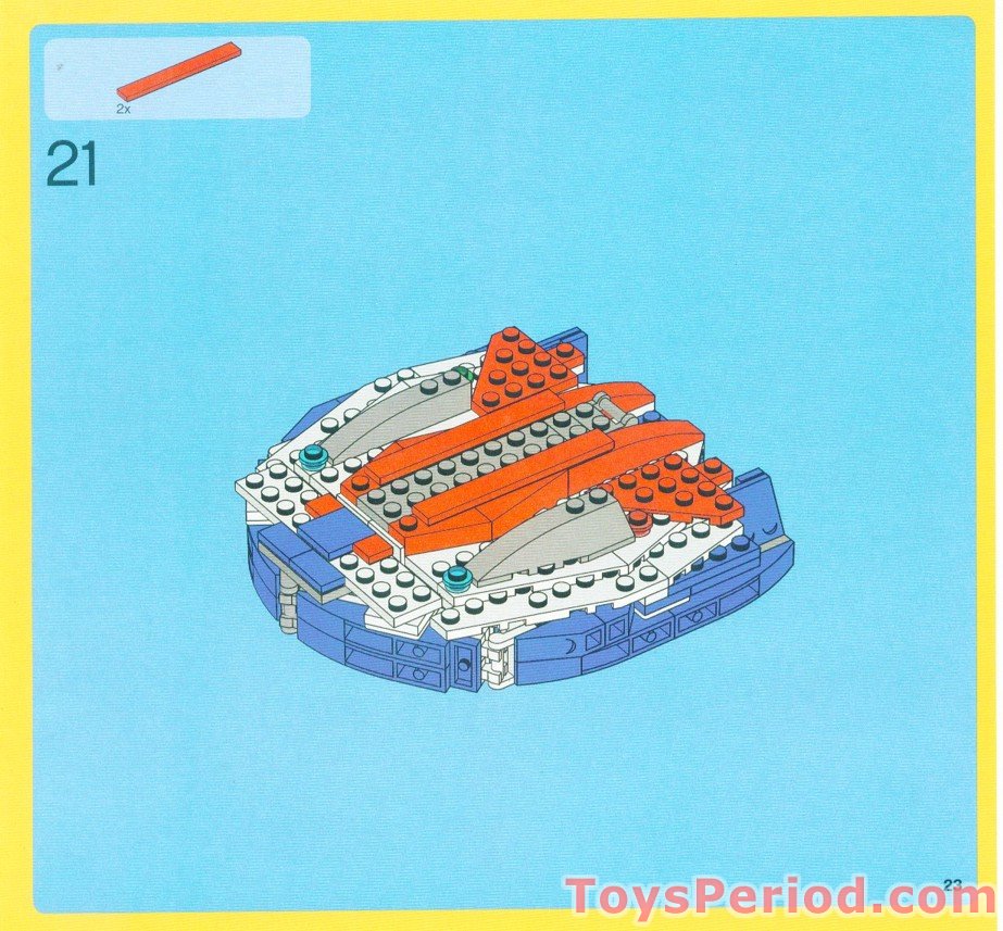 LEGO 4953 Fast Flyers Instructions and Parts List