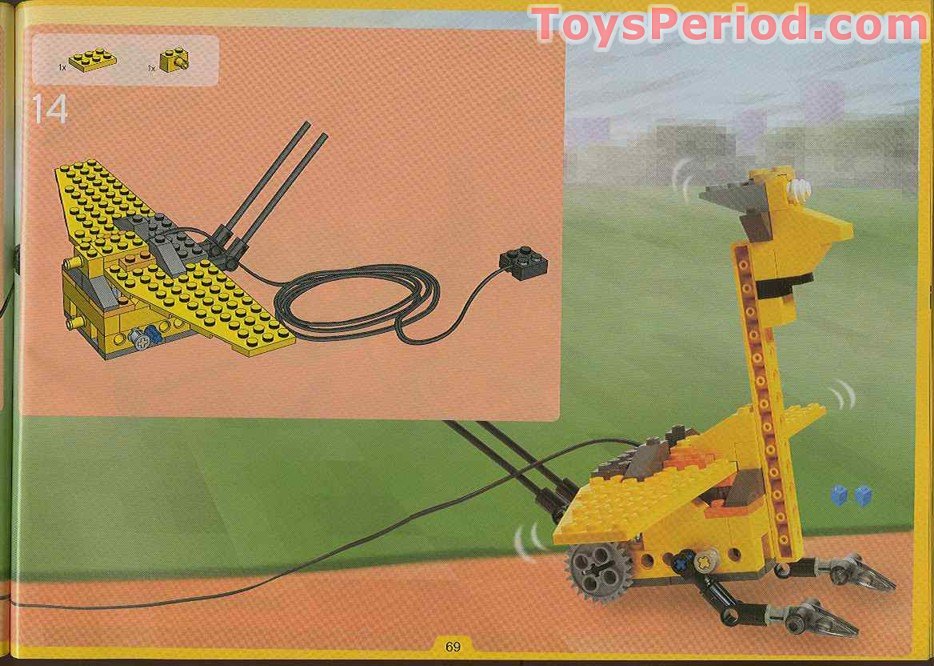 LEGO 4094 Motor Movers Instructions and Parts List