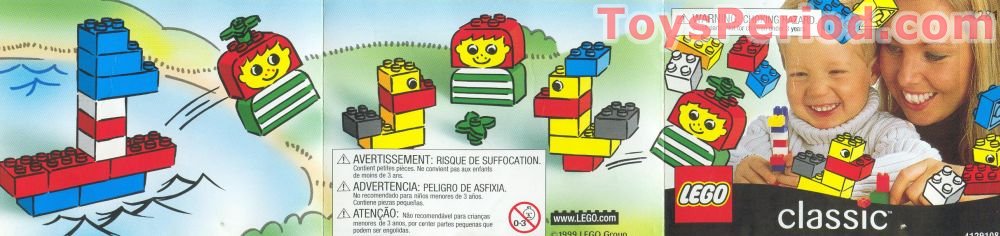 LEGO 4281 Classic Trial Size Instructions and Parts List