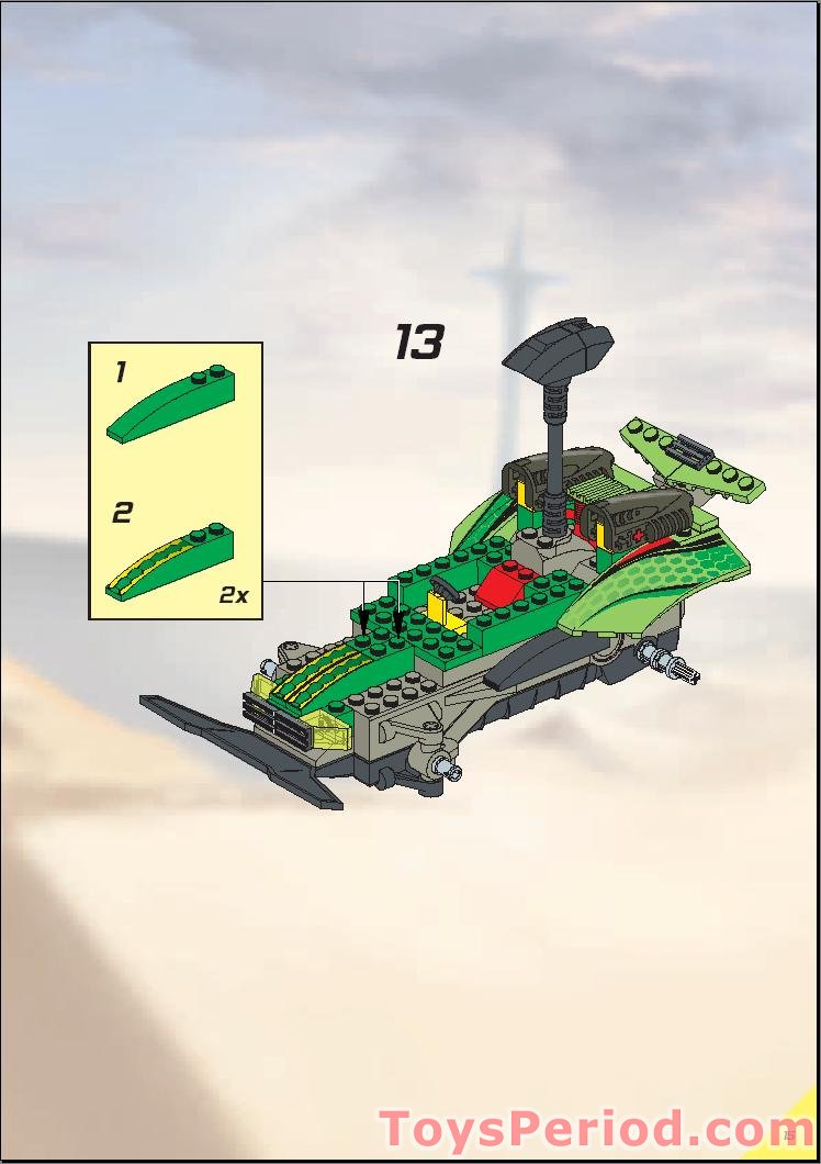 LEGO 4589 RC Nitro Flash Instructions and Parts List
