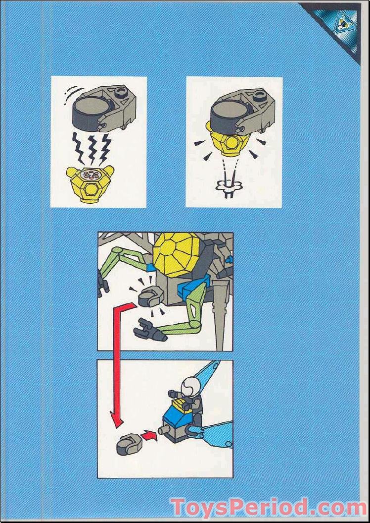 LEGO 6977 Arachnoid Star Base Instructions and Parts List