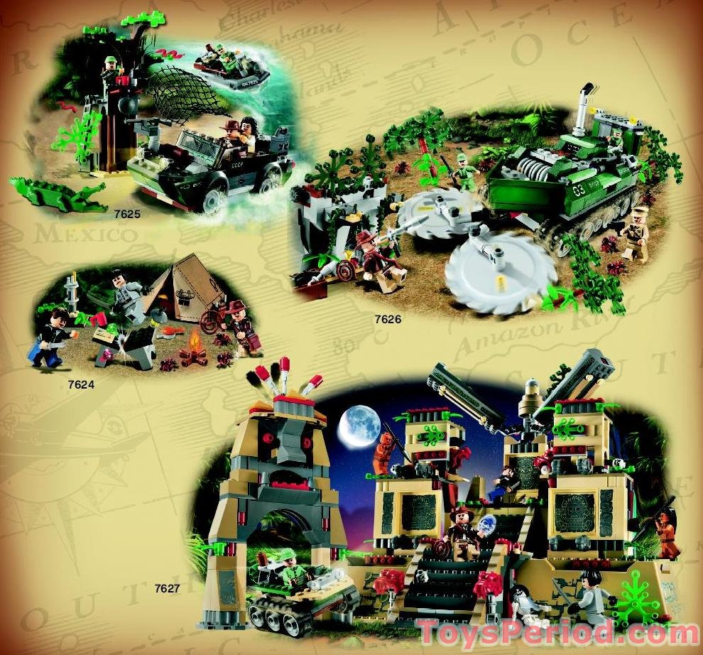 LEGO 7626 Jungle Cutter Instructions and Parts List