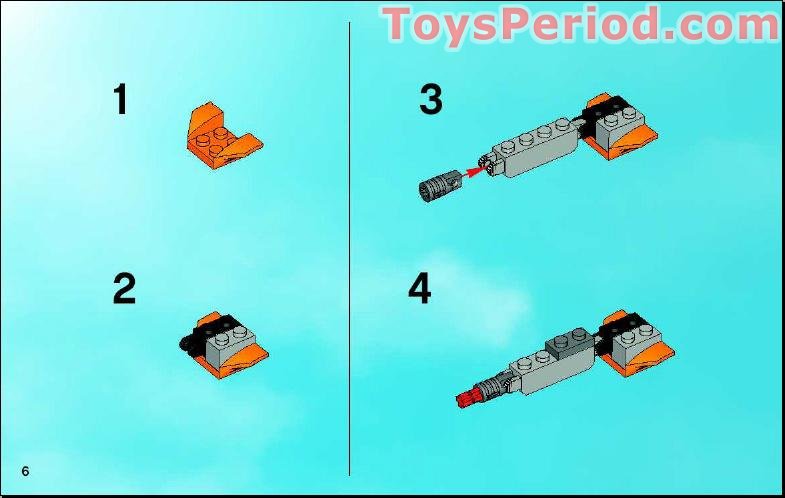 LEGO 7708 Uplink Instructions and Parts List