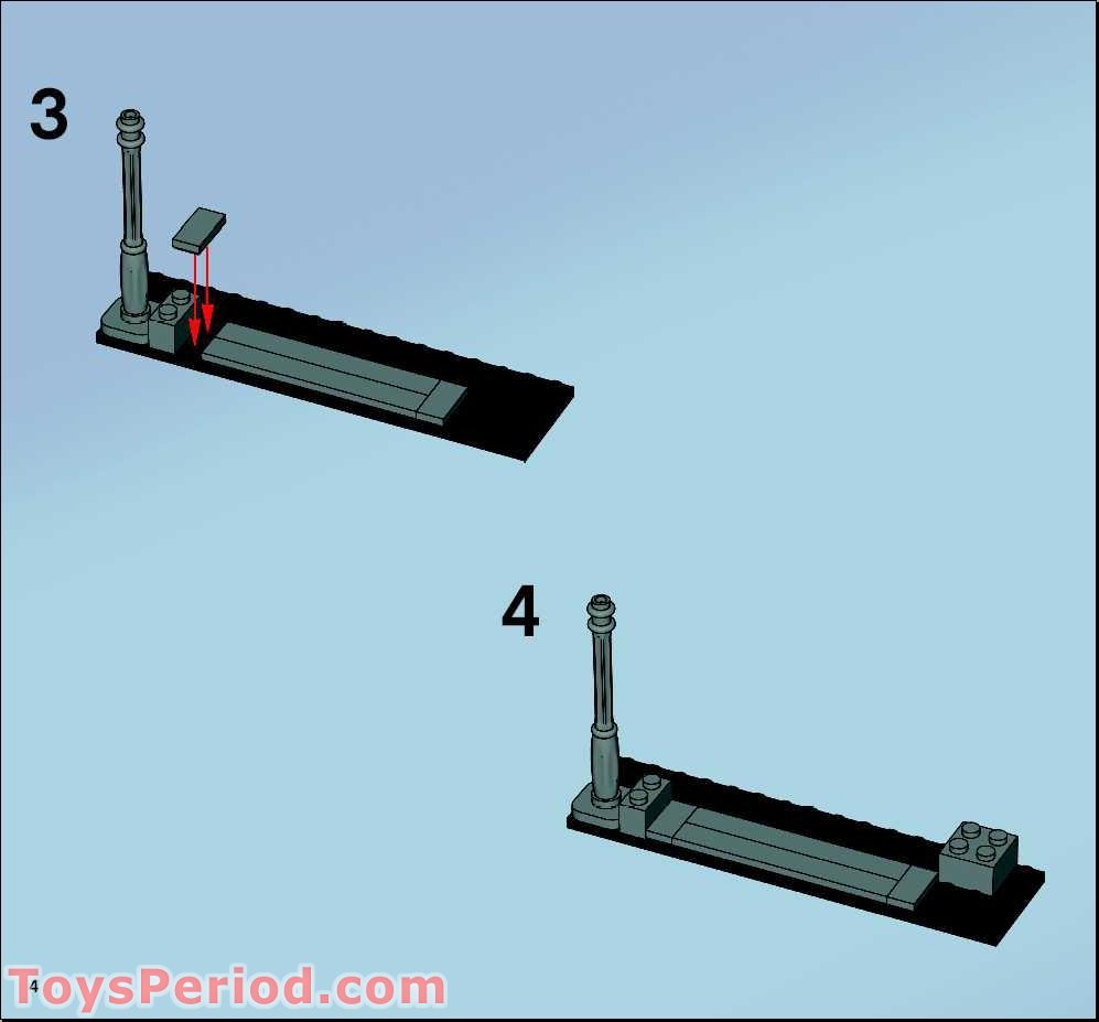 LEGO 7781 The Batmobile: Two-Face's Escape Instructions and Parts List