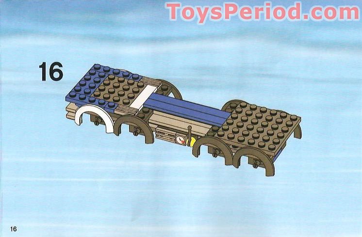 LEGO 7990 Cement Mixer Instructions and Parts List