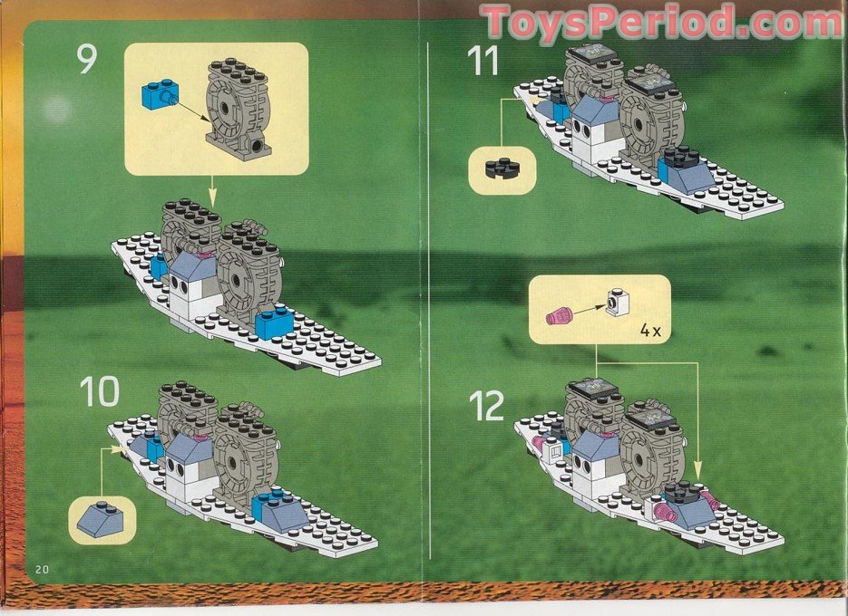 LEGO 7315 Solar Explorer Instructions and Parts List