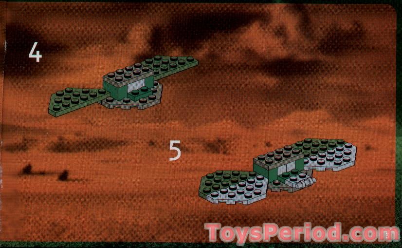 LEGO 7311 Red Planet Cruiser Instructions and Parts List