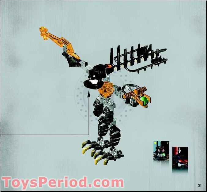 LEGO 8626 Irnakk Instructions and Parts List