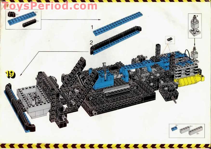 LEGO 8860 Auto Chassis Instructions and Parts List